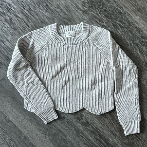 Aritzia | Sweaters | Aritzia Wilfred Scallop Sardou Sweater | Poshmark